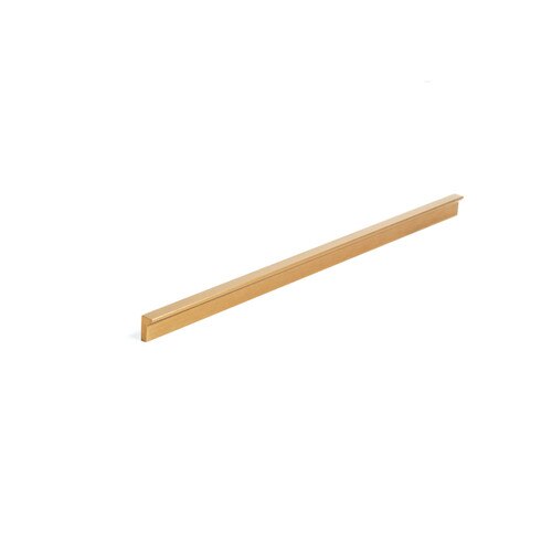 Momo Angle Pull Handle 192mm In Brushed Dark Brass