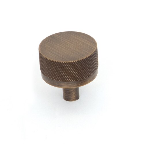 Momo Bellevue Solid Brass Knurled Knob 35mm In Bronze