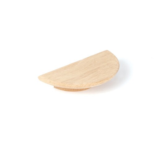 Momo Daintree Half Round Timber Handle 200mm In Raw American Oak